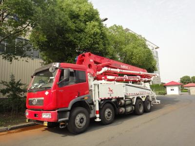 China RHD 37m 8x4 FAW 380HP Concrete Pump Truck with LNG Engine 120m3/h for sale