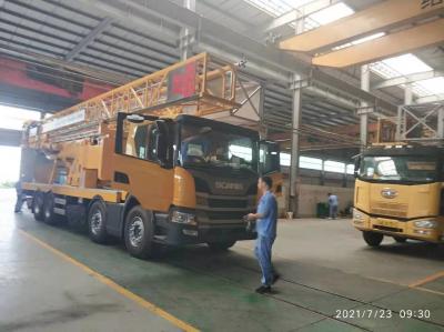 China 22m Under Bridge Inspection Vehicle Self Erecting in 5 Minutes 800kg Load for sale