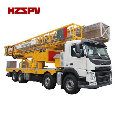 China Platform Bridge Inspection Vehicle 22m Horizontal Range 800kg Load Volvo Chassis for sale