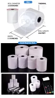 China Customized Printer Thermal Label Jumbo Roll Bpa Free for sale