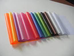 China 59g Yellow Blue Sticker Silicone Coated Release Paper Sheets SGS for sale