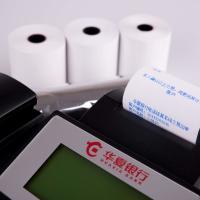 China BPA Free 45GSM Shipping Label Thermal Paper Jumbo Roll 54um for sale