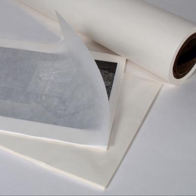 China 58gsm 60g/M2 Glassine Protective Sheets Silicone Release Paper For Stickers FSC for sale