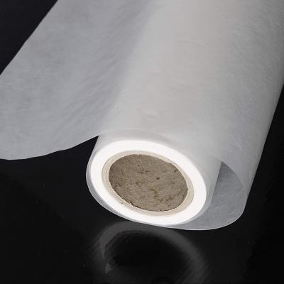 China Customizable White Yellow Blue Colors Glassine Silicone Release Paper Jumbo Roll for sale