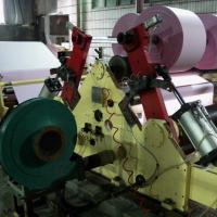 China 1200mm NCR Paper Roll Slitter Rewinder Carbonless Paper Slitting Rewinding Machine for sale