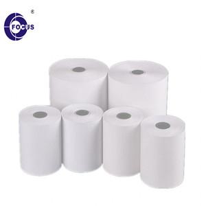 China 58g Jumbo Thermal Paper Rolls Pos Terminal Paper Rolls 8.5 Inch for sale