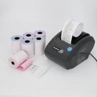 China 45-80gsm Jumbo Continuous Thermal Label Roll For ATM / POS Machine for sale