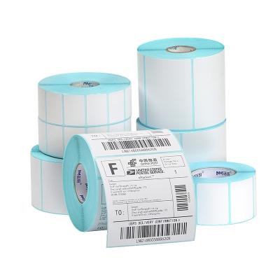 China Customized Size Thermal Label Paper Roll For Direct Self Adhesive From Logistics Glassine Paper for sale