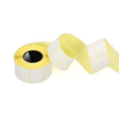 China Water / Hot Melt Glue Thermal Label Paper Roll Self Adhesive Label for sale