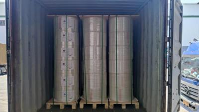 China Customized Color Thermal Label Paper Roll for Sticker Label with Strong Adhesive for sale