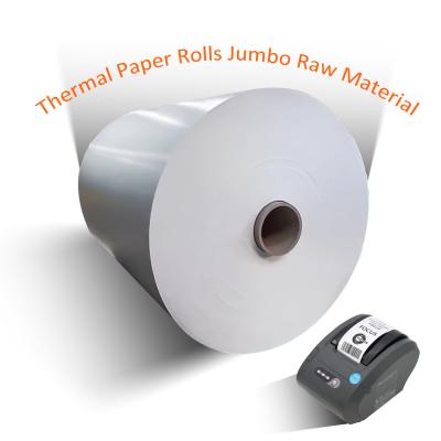 China 70/72/75/76gsm Base Gsm Jumbo Thermal Paper Roll For Printer for sale