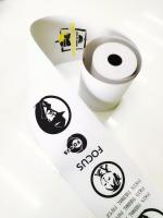 China Good Whitness Jumbo Thermal Paper Roll With 5 Years Image Life Oil Resistant for sale