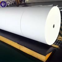 China 3 1/8 Roll Diameter Thermal Paper Jumbo Roll 45gsm / 55gsm / 60gsm / 70gsm Grammage for sale