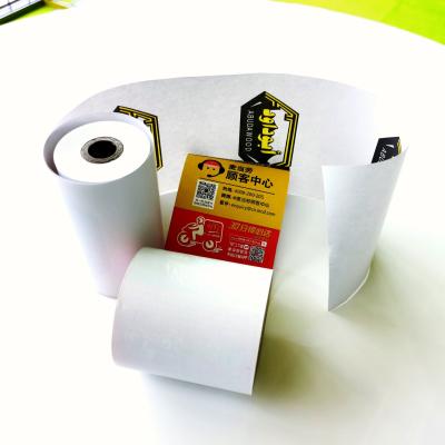 China Good Whitness Jumbo Thermal Paper Roll Oil Resistant For Jumbo Size for sale