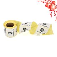 China Self Adhesive Thermal Paper 3inch Core Glossy Finish Thermal Label Paper Roll for sale
