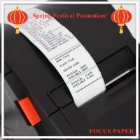 China Direct Thermal Print Technology Thermal Label Paper Roll with Glassine Paper as Liner for sale