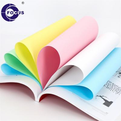 China Good Image Intensity NCR Paper in Blue Color with Straight-Cut Feature for sale
