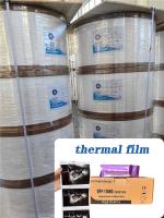 China Eco-Friendly Thermal Print Media Recyclable Ultrasound Paper Film for Packaging Labels Bulk Film Rolls in 75um 95um for sale