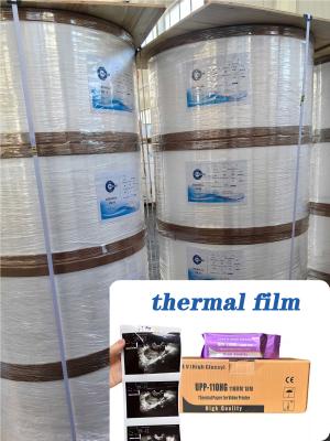 China Eco-Friendly Thermal Print Media Recyclable Ultrasound Paper Film for Packaging Labels Bulk Film Rolls in 75um 95um for sale