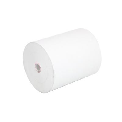 China Premium 55gsm BPA Free Jumbo Thermal Paper Roll with 15-Year Long-Life Black Image for sale