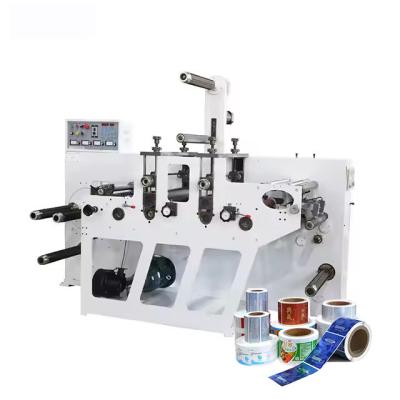 China Automatic Blank Label Rotary Die Cutting & Slitting Rewinding Machine for sale