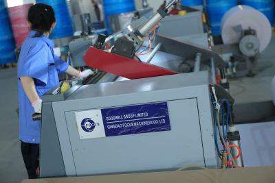 China Automatic Thermal Paper Roll Cutting Machine for POS, 900mm Max Width for sale