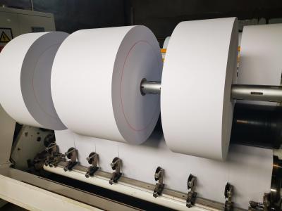 China Focus Brand 100% Virgin Wood Pulp Thermal Paper Jumbo Roll Width 762-1270mm for sale