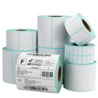 China 65GSM 70GSM Waterproof Thermal Label Paper Roll 50mm×25mm for sale