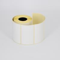 China Glassine Paper Thermal Label Paper Roll For Thermo Label / Direct Self-adhesive Label Advantage Water And Oil Proof for sale