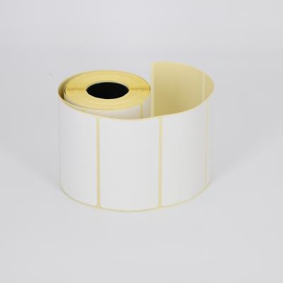 China Glassine Paper Thermal Label Paper Roll For Thermo Label / Direct Self-adhesive Label Advantage Water And Oil Proof for sale