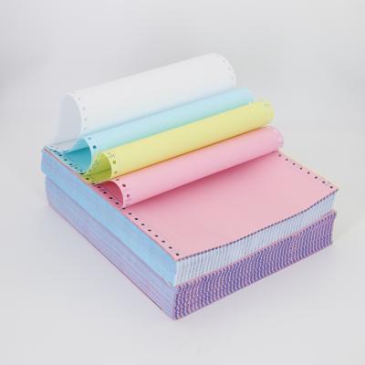 China 6ply Wood Pulp NCR Paper 75GSM Office Computer Roll Invoice Copy for sale