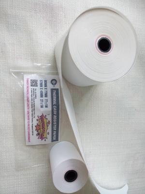 China BPA Free Oil Resistant Jumbo Thermal Paper Roll with 5+ Years Image Life for POS Receipts for sale