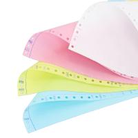 China FSC A GRADE CB/CFB/CF Invoice Carbonless Paper For Continuous Bill for sale