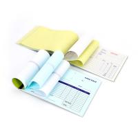 China Customized Wood Pulp Smooth Invoice Receipt 5 Plys NCR Paper Sharp Image for sale