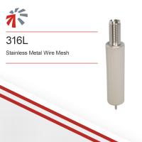 China 316L Stainless Steel Sintered Metal Wire Mesh Filter Element Customized Filter Connector for sale
