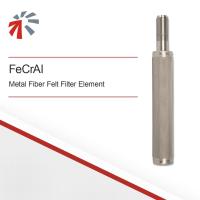 China Highly Durable Fecral Metal Fiber Felt Filter Element with Length Less Than 1200mm for sale