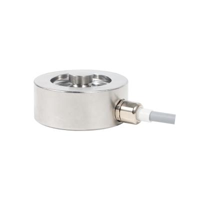 China 50 KN & 100 KN Capacity Pancake/Canister Load Cell CF-807 For Automation & Robotic Testing  Button Pancake Load Cell for sale