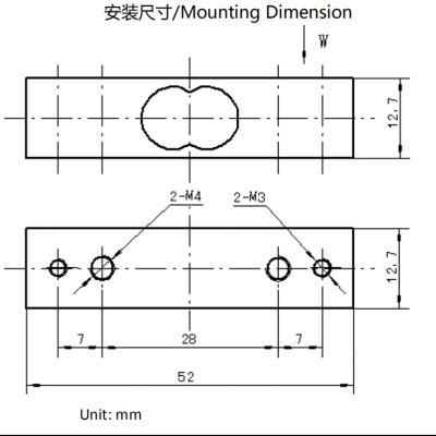 China High Precision Aluminum Alloy Weighing Sensor Single Point Load Cell(2-50kg) for sale