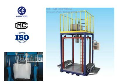 China Chemical industry ton bag packing machine feeding type by gravity 10- 40 bags per hour for sale