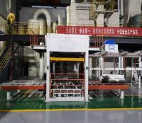 China Automatic Flat Palletizer Stacker For Powder Bag / Particles Bag for sale