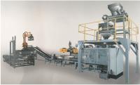 China Flour / Starch 5kg 50kg Weighing Packaging Machine Premade Bag Palletizing Line for sale