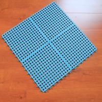 China PVC Wear Resistant Splicing Bathroom Anti Skid Floor Mat 30x30cm Non Slip for sale