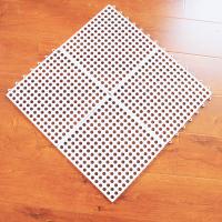China PVC Wear Resistant Splicing Bathroom Anti Skid Floor Mat 30x30cm Non Slip for sale