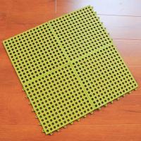 China PVC Wear Resistant Splicing Bathroom Anti Skid Floor Mat 30x30cm Non Slip for sale