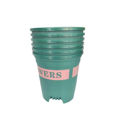China 6 Inch Plastic Nursery Pots 9cm Round Plant Pots Sun Resistant Durable for sale