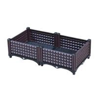 China PP Plastic Garden Planter Box 80cm Length for Strawberry Planting Custom Color for sale
