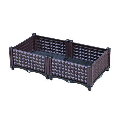 China PP Plastic Garden Planter Box 80cm Length for Strawberry Planting Custom Color for sale