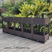 China PP Plastic Garden Planter Box 0.5mm-16.0mm Thick Long Service Life Outdoor Flower Pot for sale