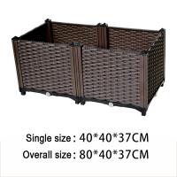 China 160cm Length Long Narrow Plastic Planter Boxes for sale