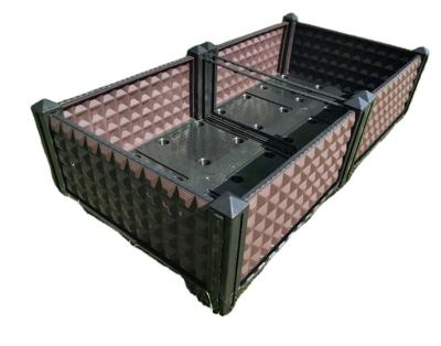 China Inner Depth 30cm Plastic Raised Planter Boxes For Grapes Corrosion Proof for sale